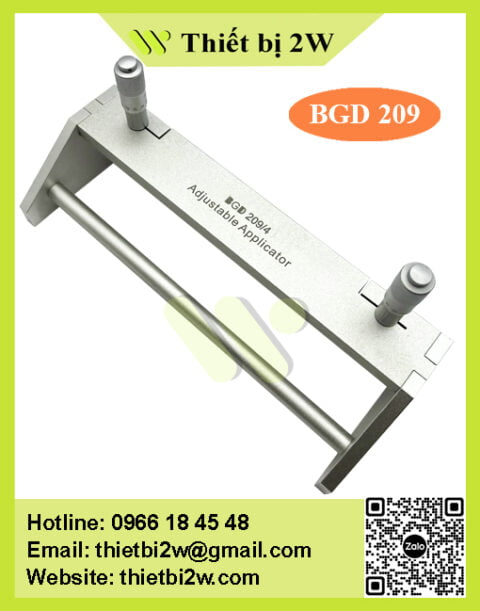 DỤNG CỤ TẠO MÀNG FILM TỰ ĐỘNG BGD 209 - Thiết bị 2W