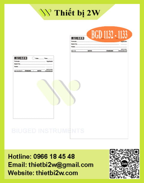 GIẤY KÉO SƠN TRẮNG HÃNG BIUGED - Thiết bị 2W